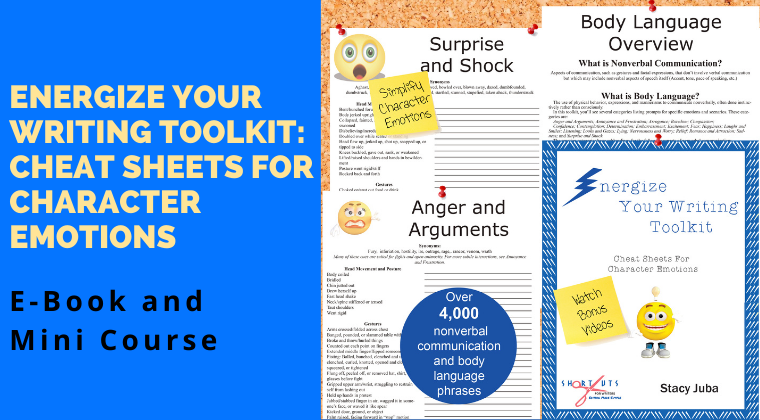 Energize Your Writing Toolkit: Cheat Sheets for Character Emotions E ...